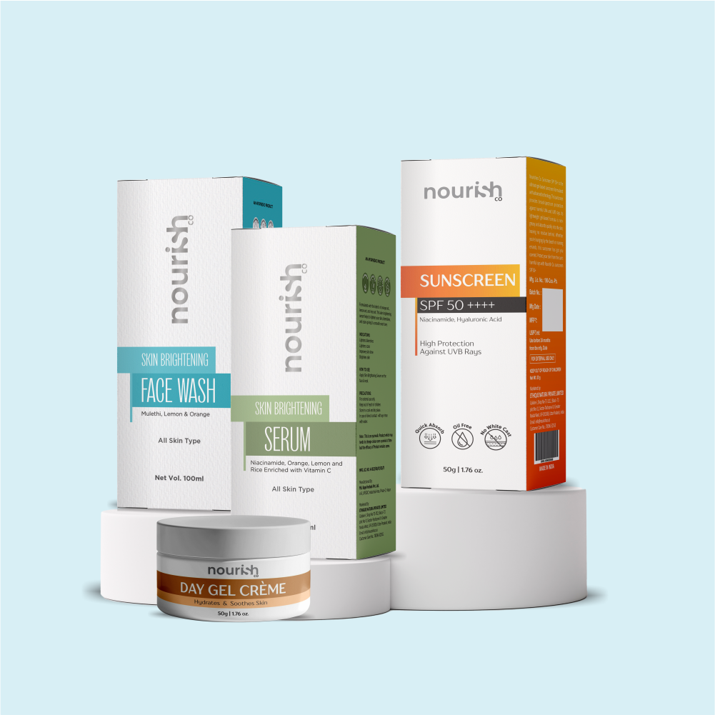 Complete Skincare Kit - Clear & Care 4-Step Routine | Nourish Co ...